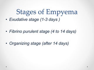 Empyema | PPTX