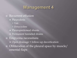 empyema.pptx | Lung and Respiratory Health | Diseases and Conditions