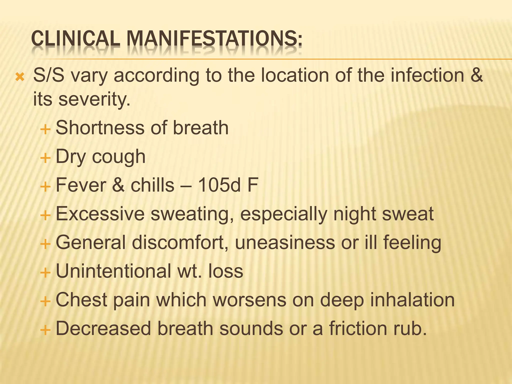 Empyema - Adult Health Nursing . power point | PPTX