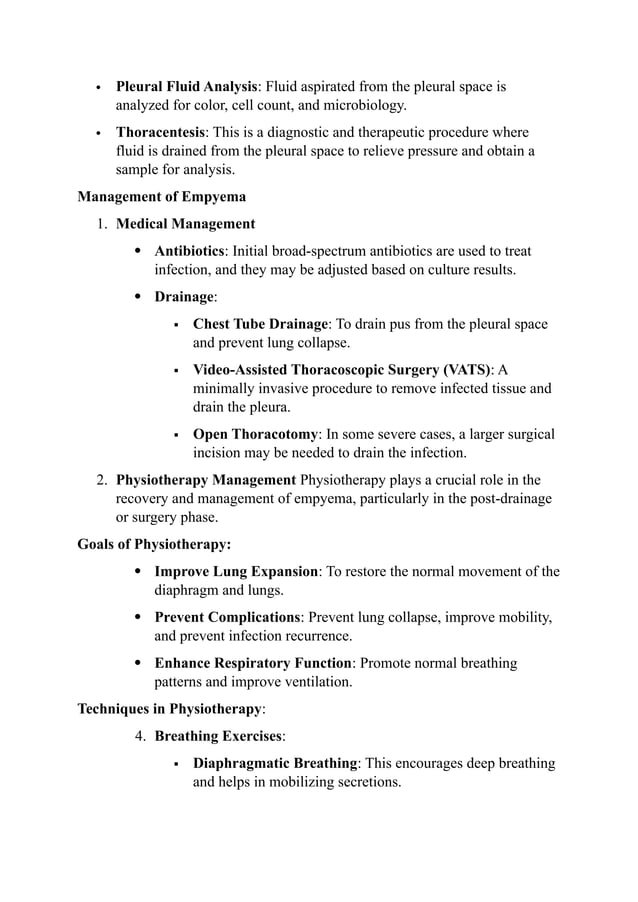 Empyema.docx of general medicine subject | DOCX