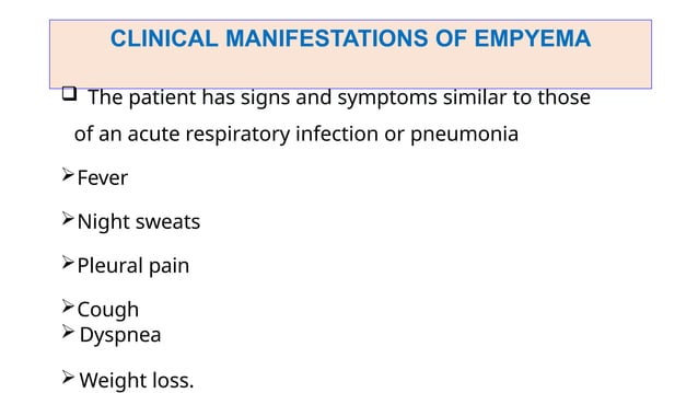 CHAPTER-IV RESPIRATORY SYSTEM empyema .ppt