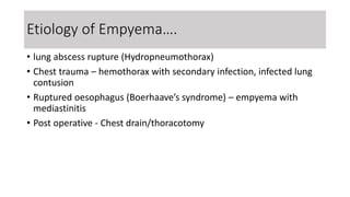 Empyema management Dr. RS Reddy.pptx