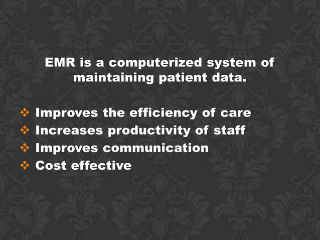 Emr | PPTX