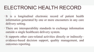 Electronic medical records | PPTX