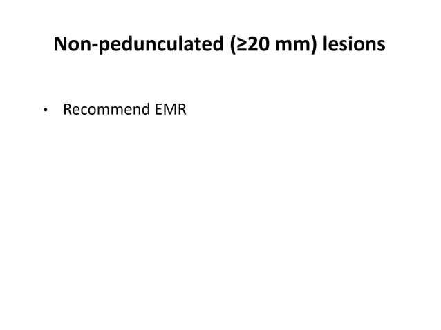 EMR/ endoscopic mucosal resection | PPTX | Digestive Disorders ...