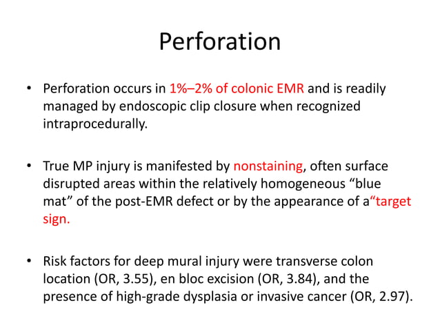 EMR/ endoscopic mucosal resection | PPTX | Digestive Disorders ...