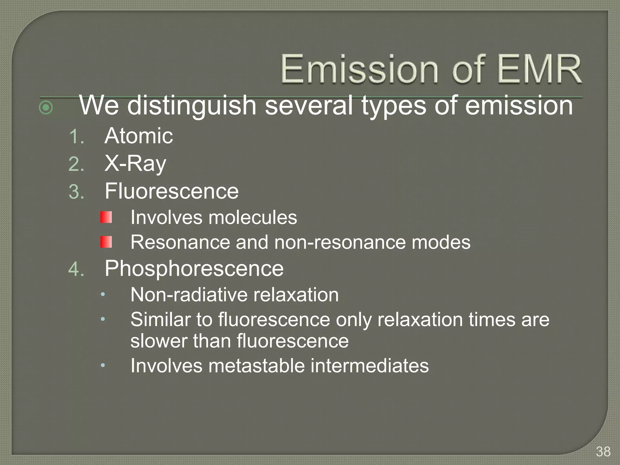 ELECTROMAGNETIC RADIATION(EMR) | PPT