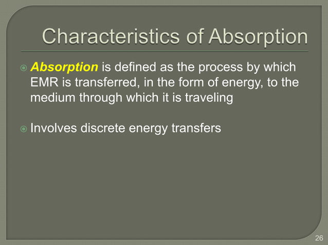 ELECTROMAGNETIC RADIATION(EMR) | PPT