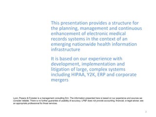 Anatomy of an EMR System | PPT