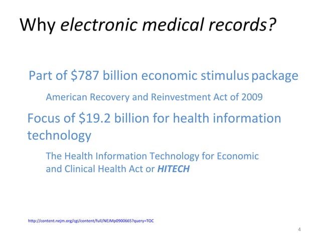 Anatomy of an EMR System | PPT
