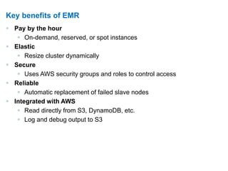 Matthew Bishop - A Quick Introduction to AWS Elastic MapReduce | PPT