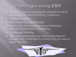 Emr joyce presentation nur 307 | PPT