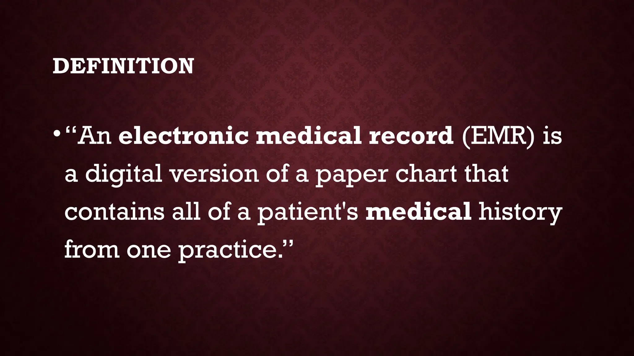 EMR-presentation-Group-5.pptx that id checking | PPTX