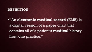 EMR-presentation-Group-5.pptx that id checking | PPTX