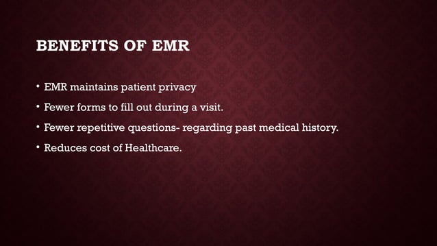 EMR-presentation-Group-5.pptx that id checking | PPT