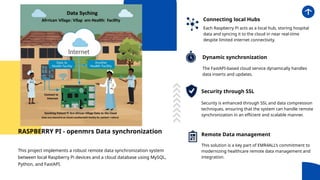 OpenMRS on Raspberry PI EMR solution for rural and remote areas | PPTX | Cloud Computing | Internet