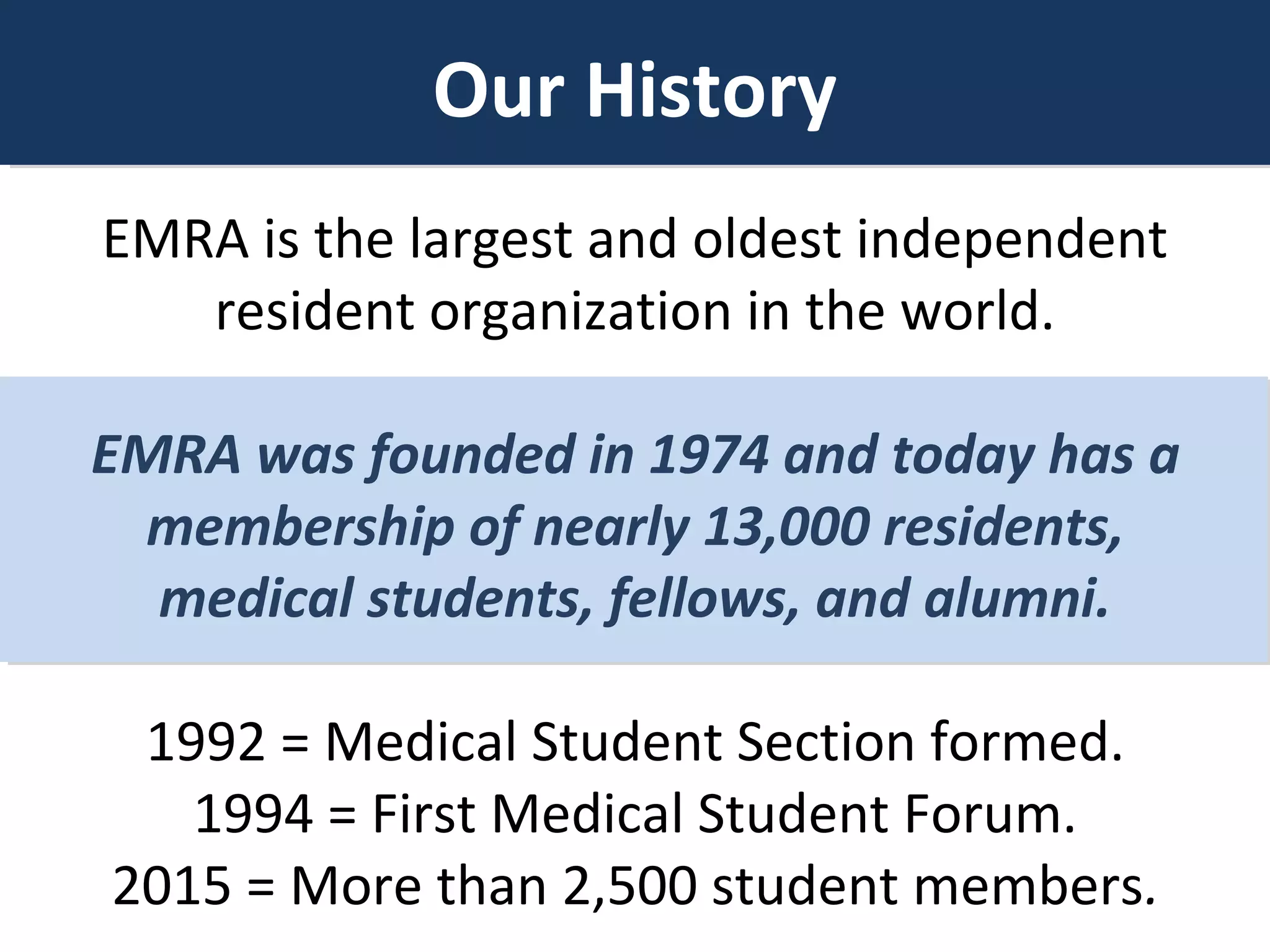 EMRA Medical Student Membership Benefits | PPT