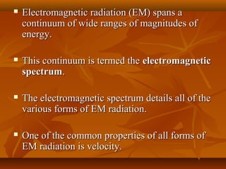 Em radiation x | PPT