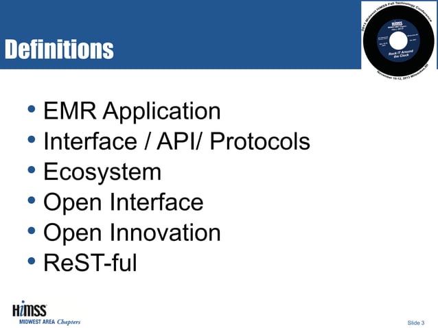 Establishing an EMR Application Ecosystem | PPT