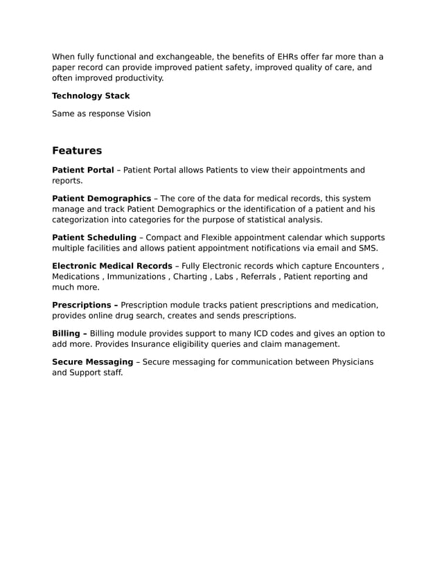 Emr case study | PDF | Healthcare Industry | Industries