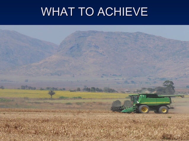 Chad - Sustainable Commercial Agriculture | PPT