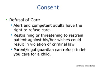 EMR ch2 | PPT | First Aid | Injuries