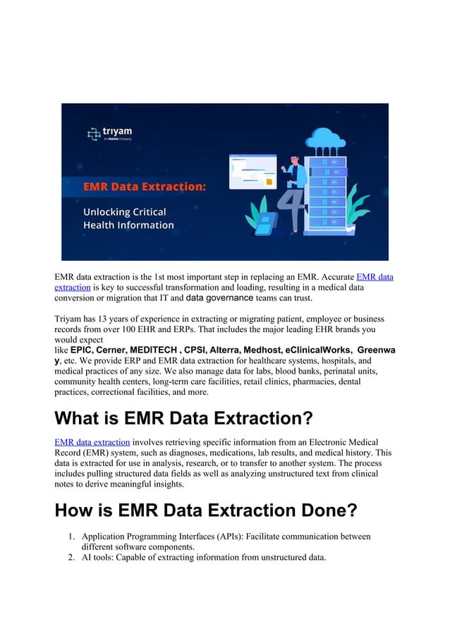 EMR Data Extraction - EHR Data Extraction.docx