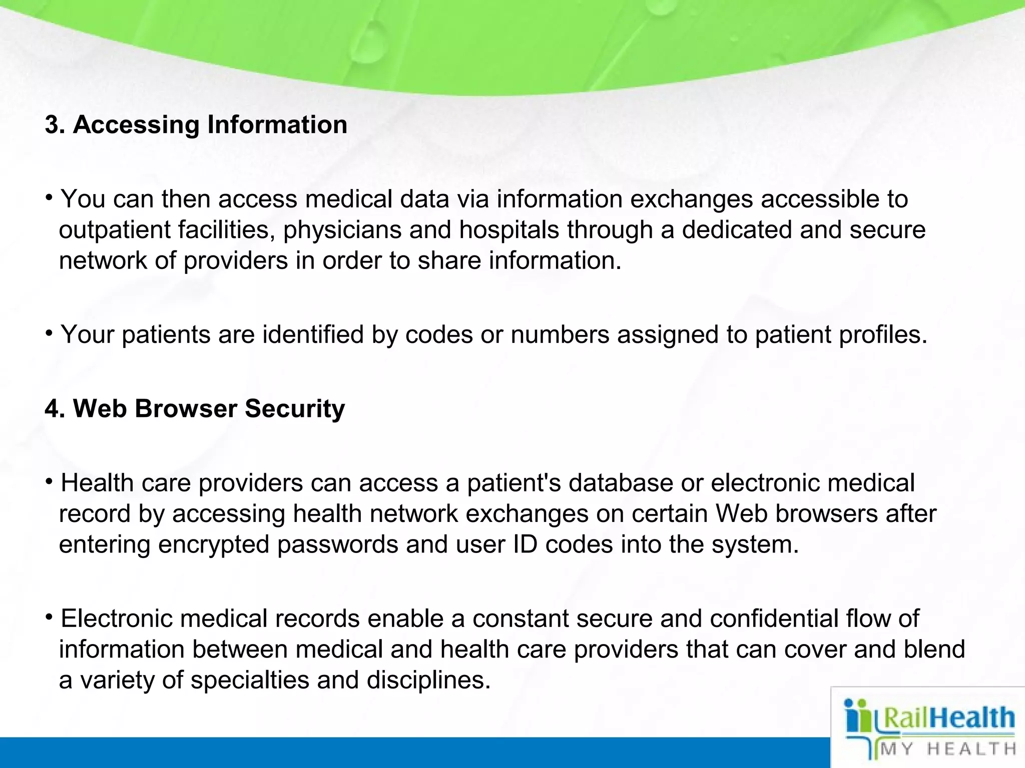 Electronic medical record for patients | PPT