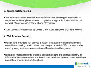Electronic medical record for patients | PPT | Internet | Computing