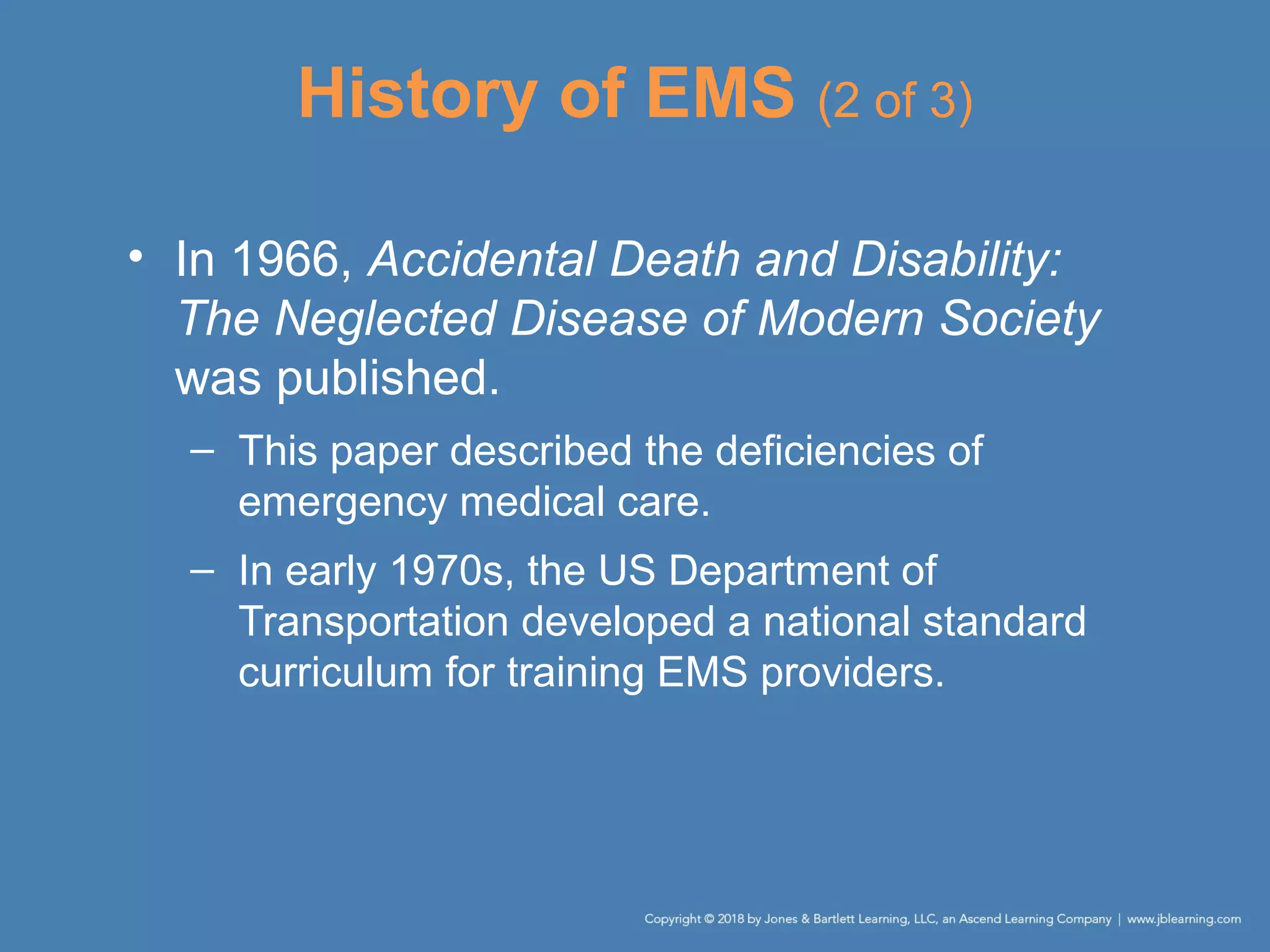 Chapter 1 Powerpoint - Emergency Medical Responder | PPT