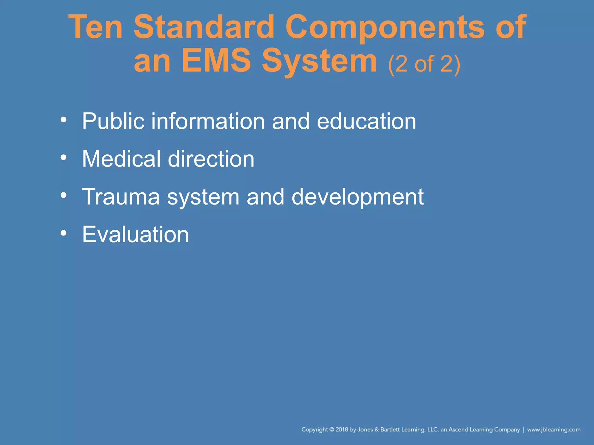 Chapter 1 Powerpoint - Emergency Medical Responder | PPT