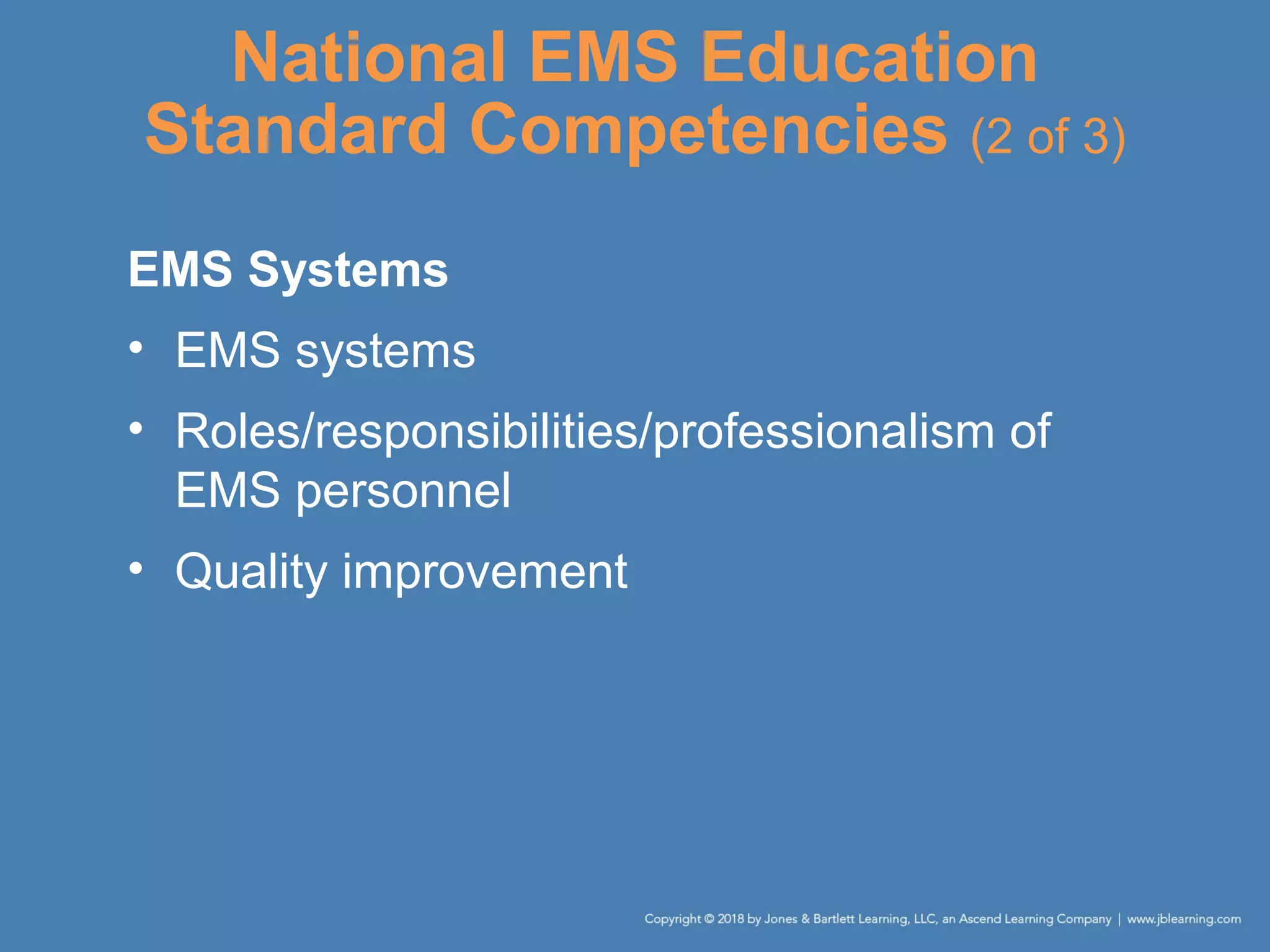 Chapter 1 Powerpoint - Emergency Medical Responder | PPT