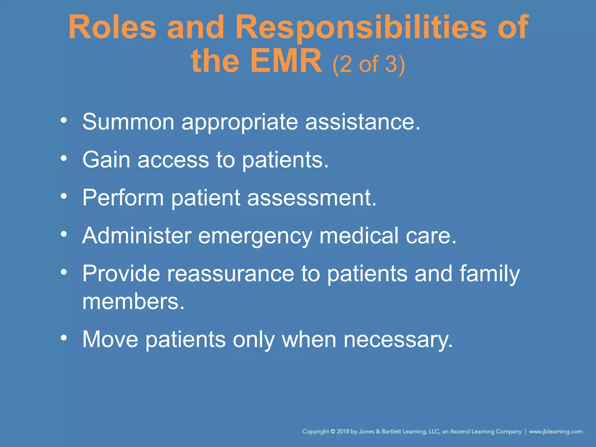 Chapter 1 Powerpoint - Emergency Medical Responder | PPT