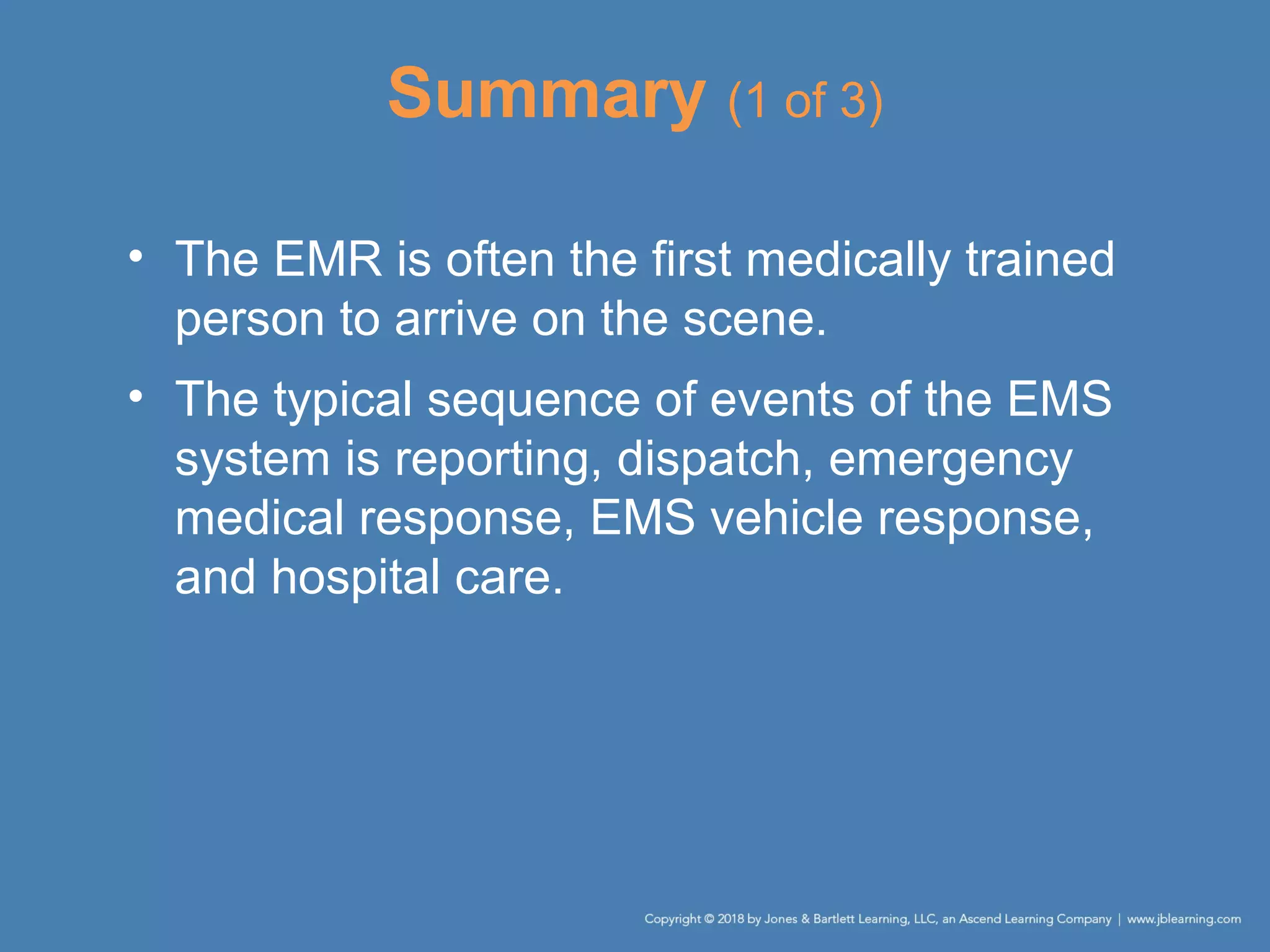 Chapter 1 Powerpoint - Emergency Medical Responder | PPT