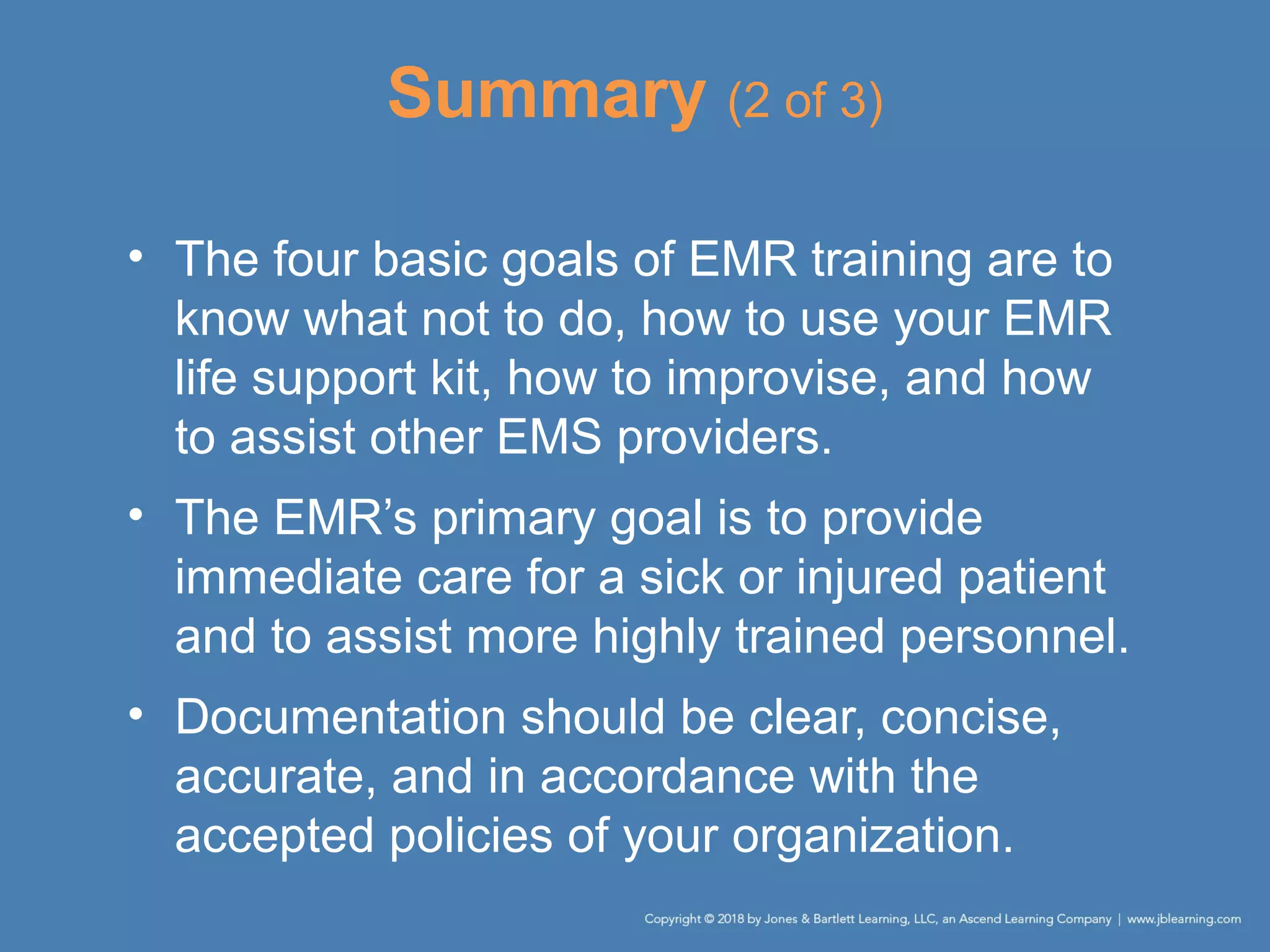 Chapter 1 Powerpoint - Emergency Medical Responder | PPT | First Aid ...