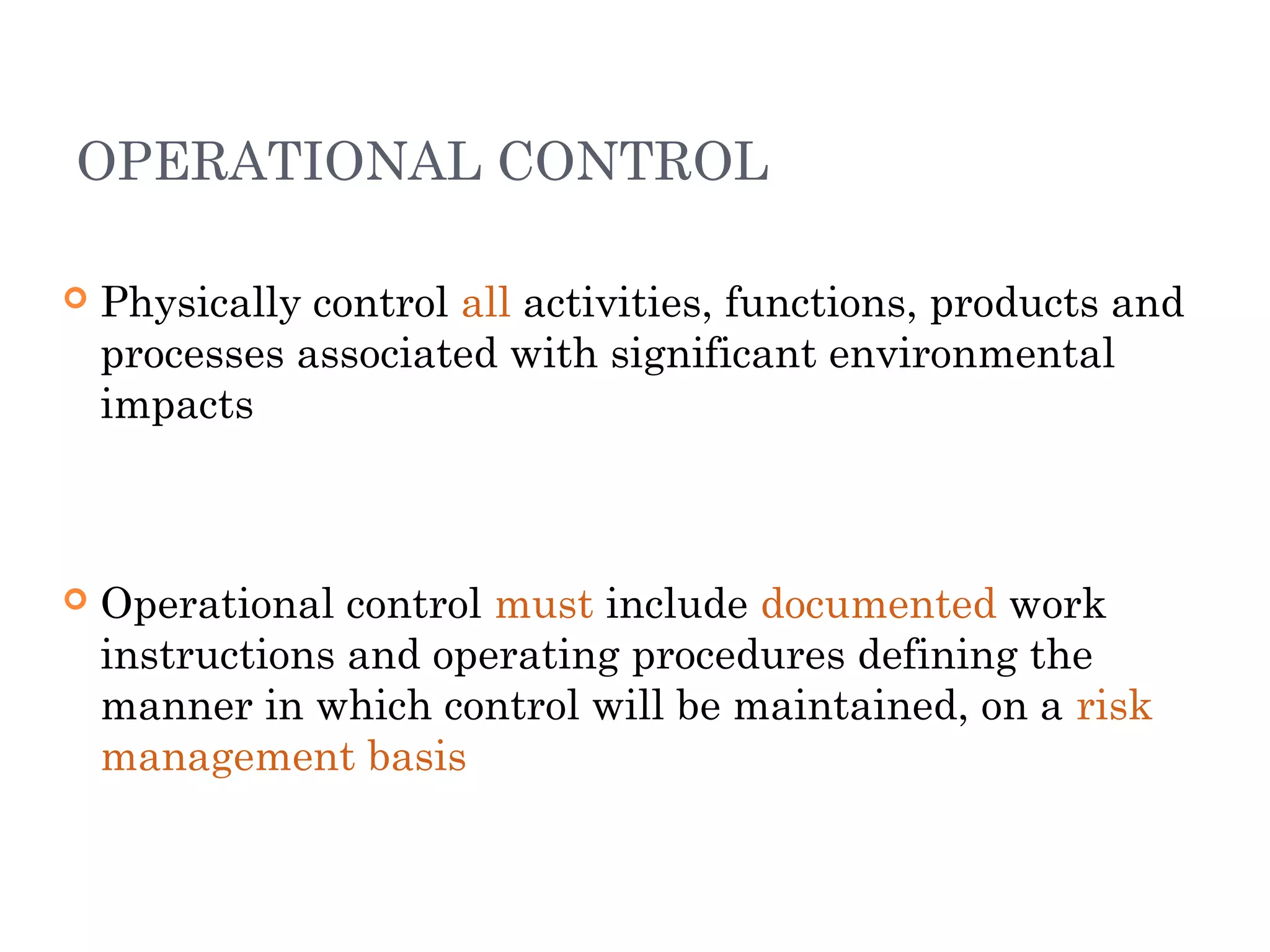 ENVIRONMENTAL MANAGEMENT SYSTEM | PPT