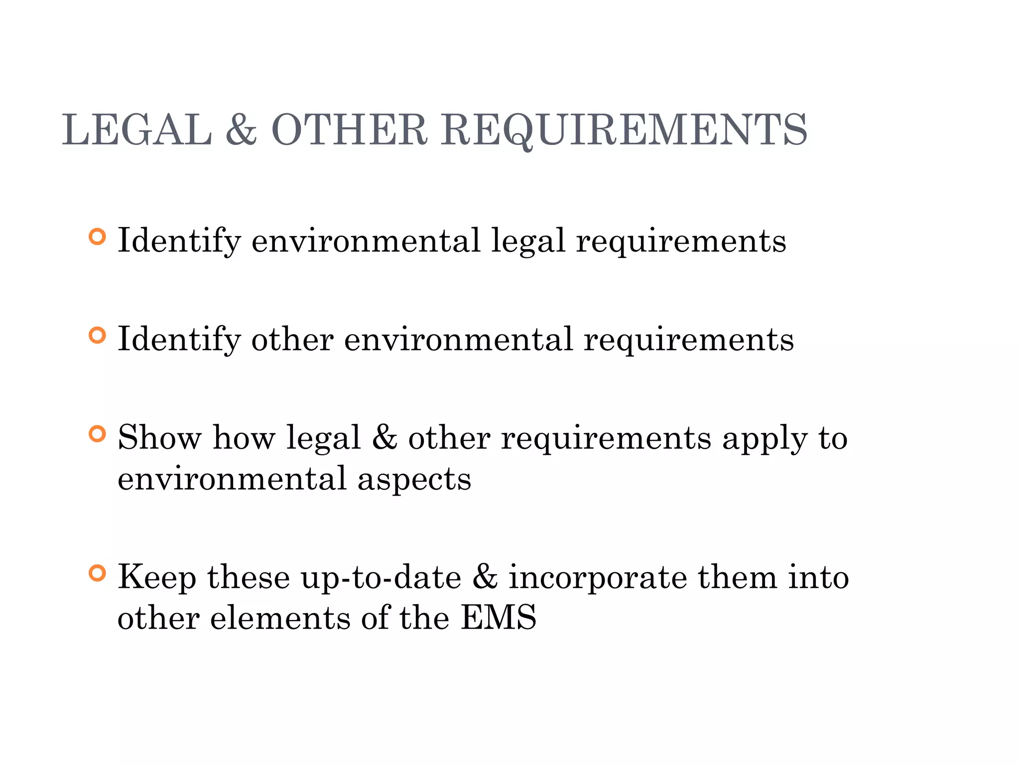 ENVIRONMENTAL MANAGEMENT SYSTEM | PPT