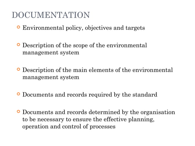 ENVIRONMENTAL MANAGEMENT SYSTEM | PPT