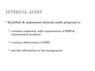 ENVIRONMENTAL MANAGEMENT SYSTEM | PPT
