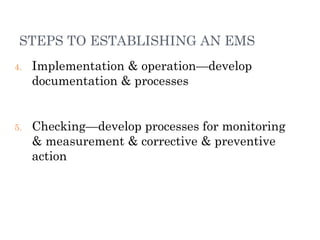 ENVIRONMENTAL MANAGEMENT SYSTEM | PPT
