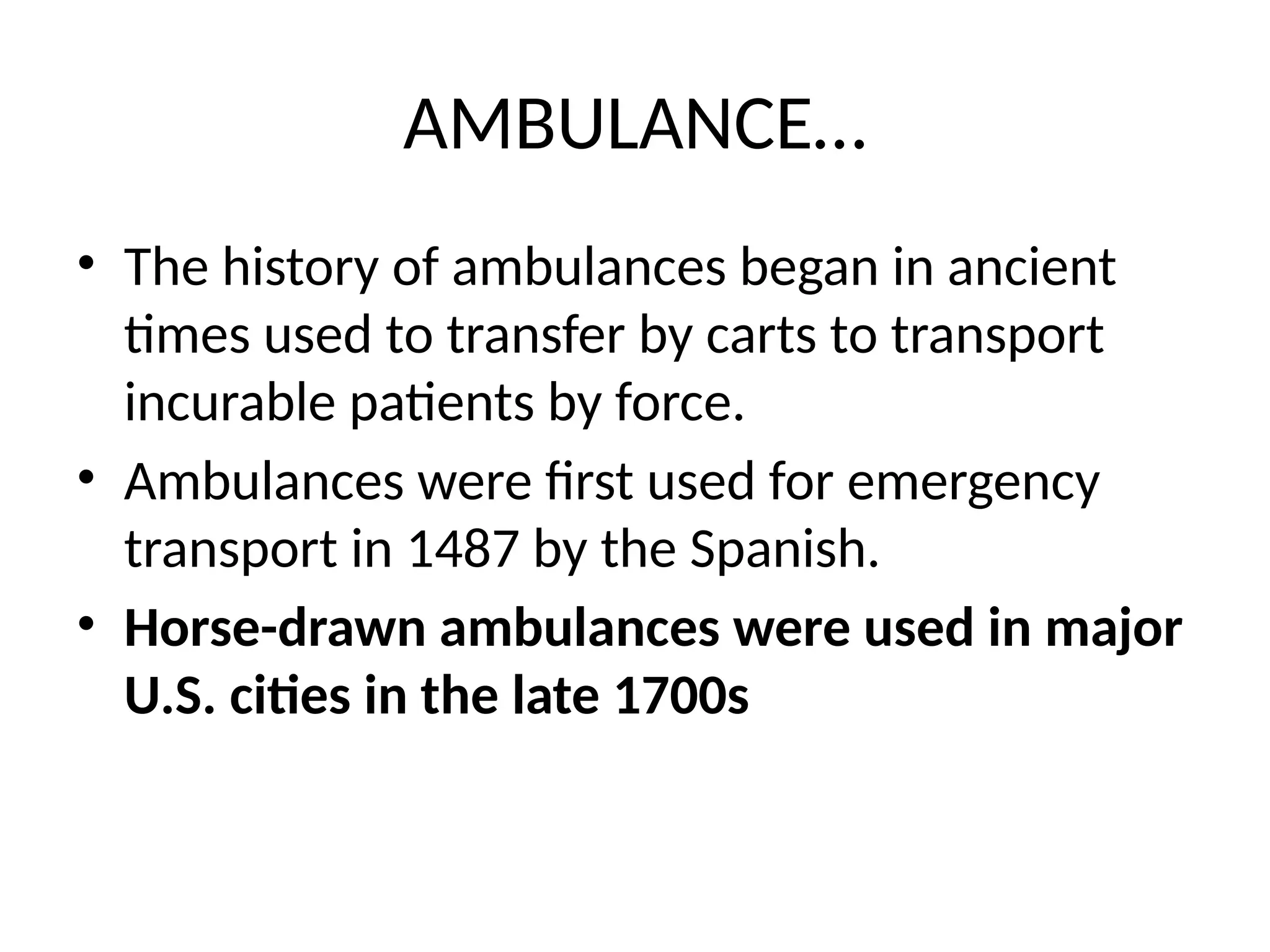 Emergency medical service system. power point | PPTX