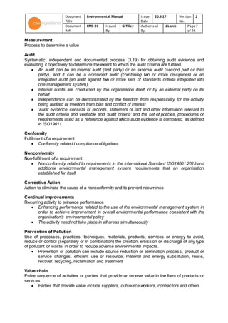 Ems 01 iso14001 2015 environmental manual | DOCX