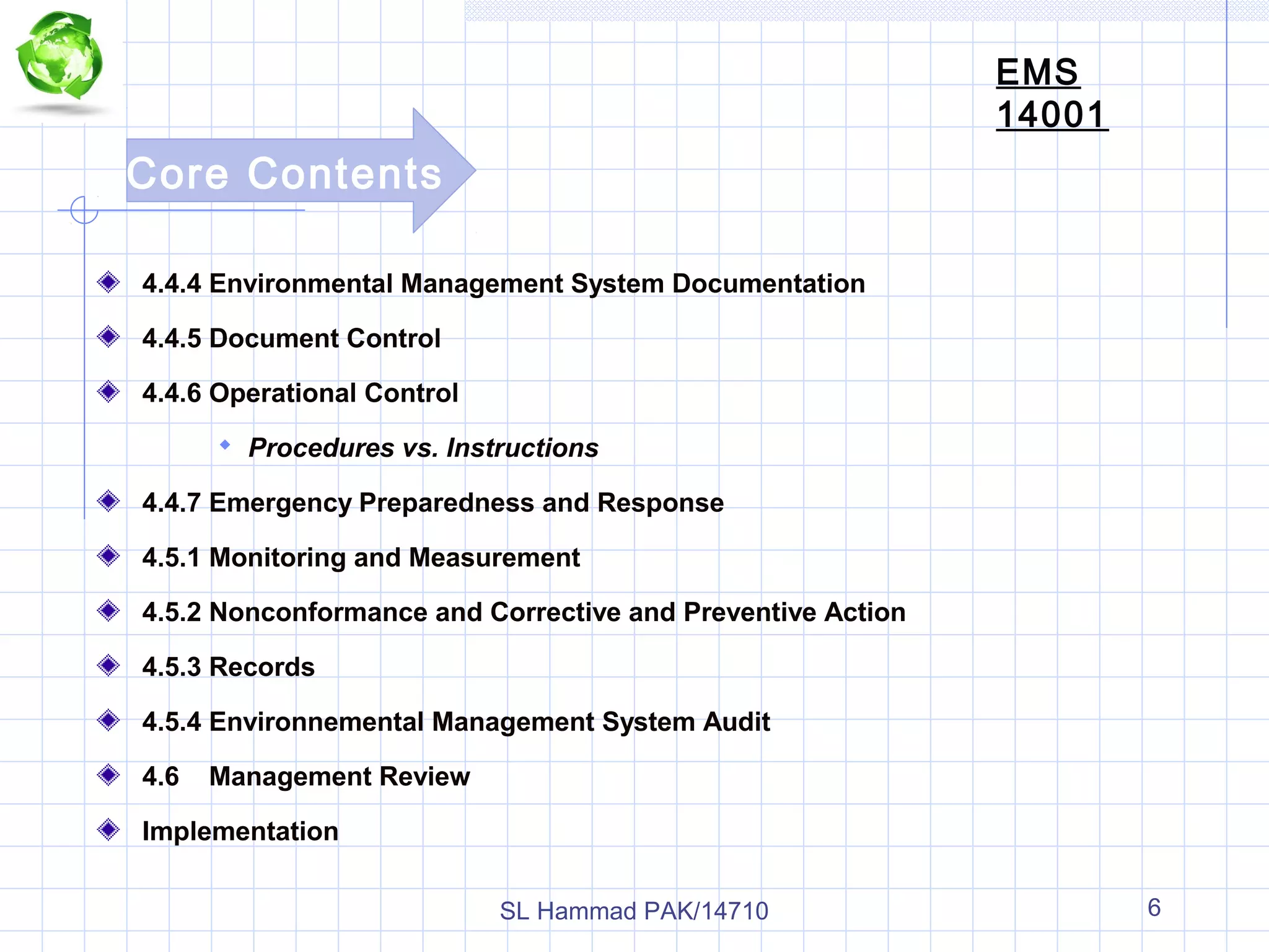 Environmental Management System Ems 14001 | PPT
