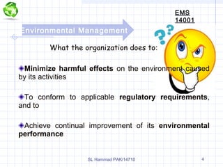Environmental Management System Ems 14001 | PPT
