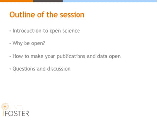 Open science and its advocacy | PPTX
