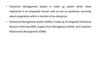 Ems and mis | PPTX
