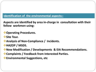 EMS Aspects and Impacts detailed presentation | PDF