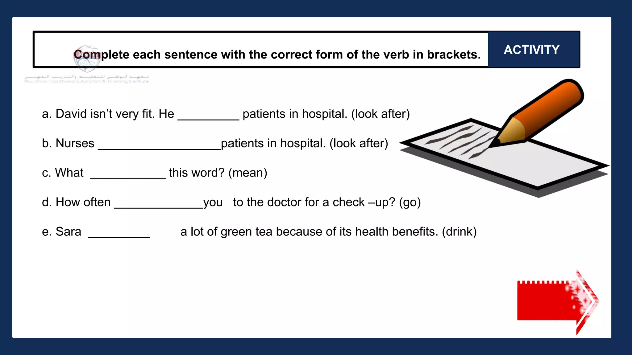 Em sat grammar 1 - present tenses | PDF