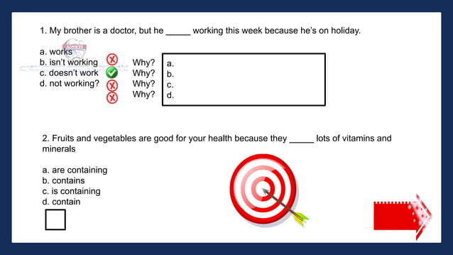 Em sat grammar 1 - present tenses | PPT
