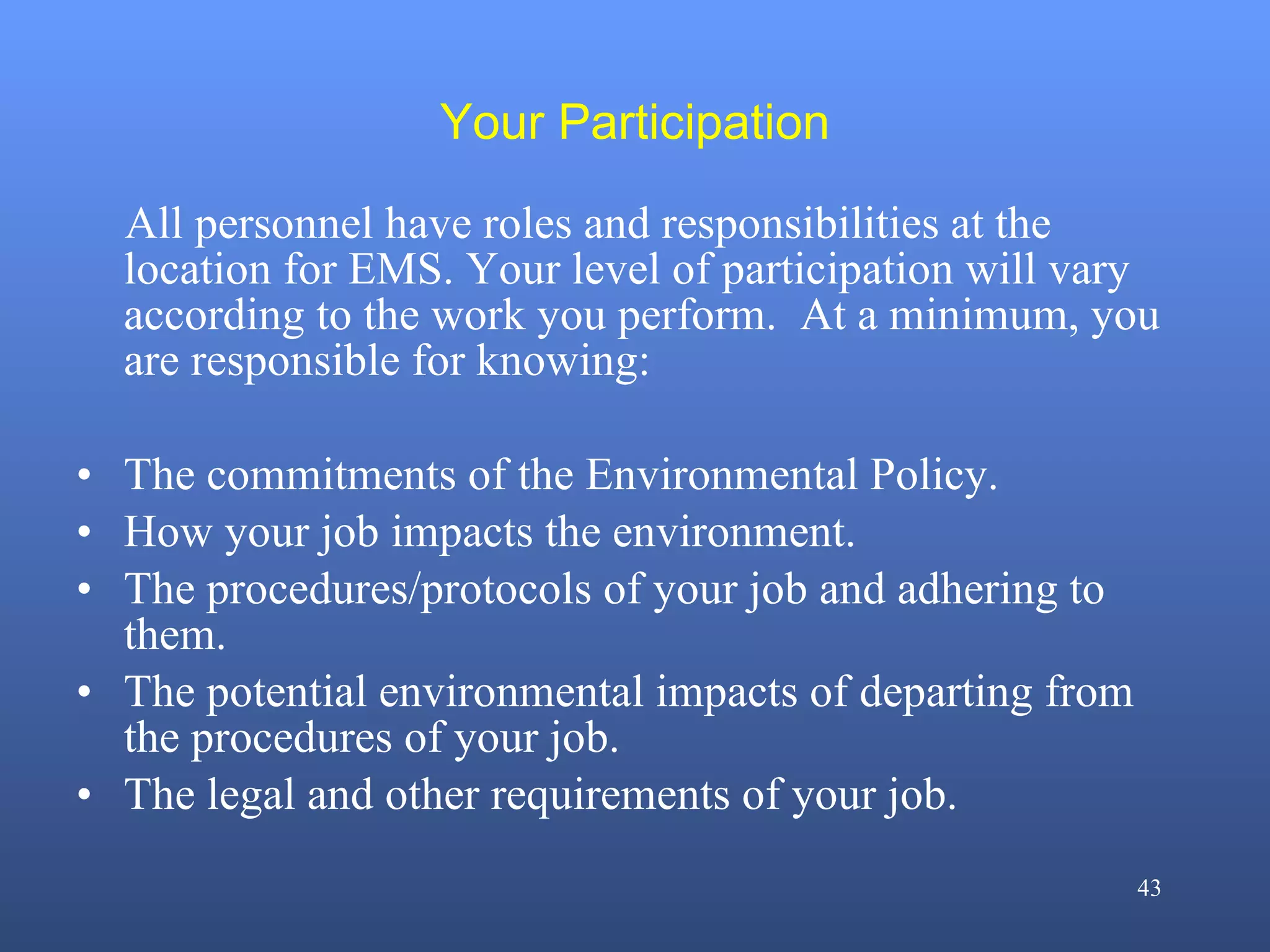 Ems awareness training | PPT